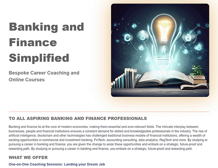 Simplified Banking and Finance for Everyone